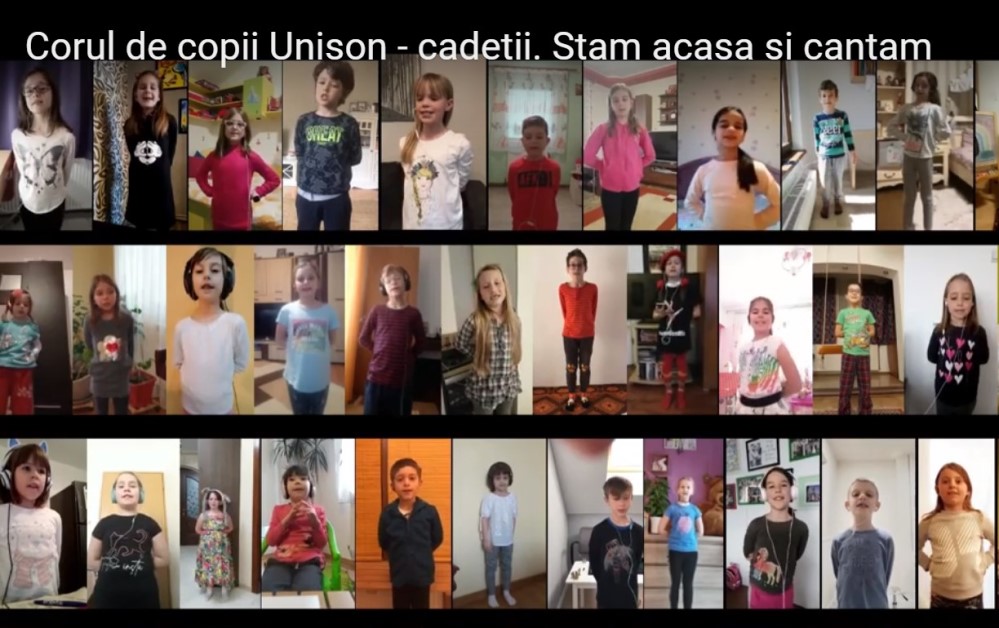 Stăm acasă și cântăm! Corul de copii Unison – cadeți – Curaj.TV – media ...